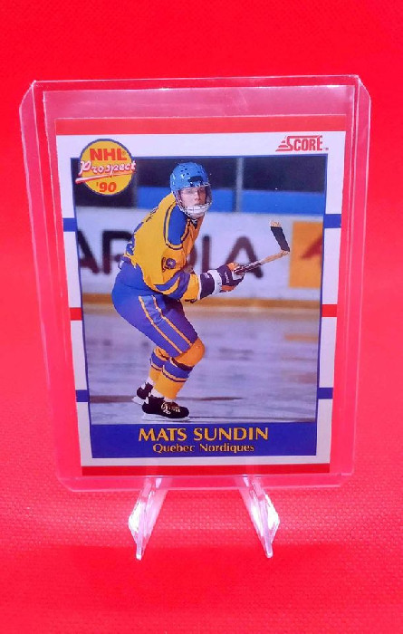 Mats Sundin Rookie #398 Quebec Nordiques 1990 Score Mint Condition ...